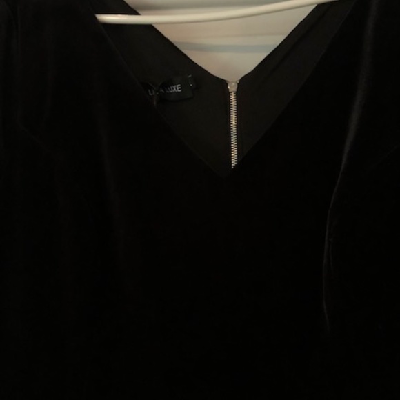 Modcloth | Dresses | Nwt Modcloth Black Velvet Dress | Poshmark